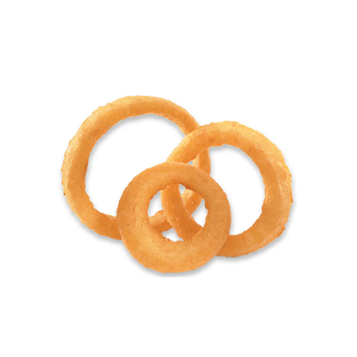 Battered Extruded Onion Rings