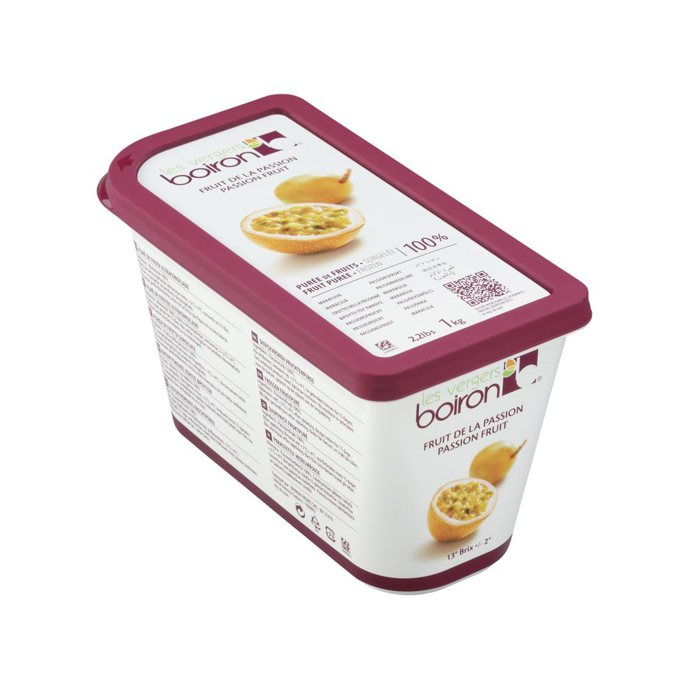 Passion Fruit Purée with No Added Sugar